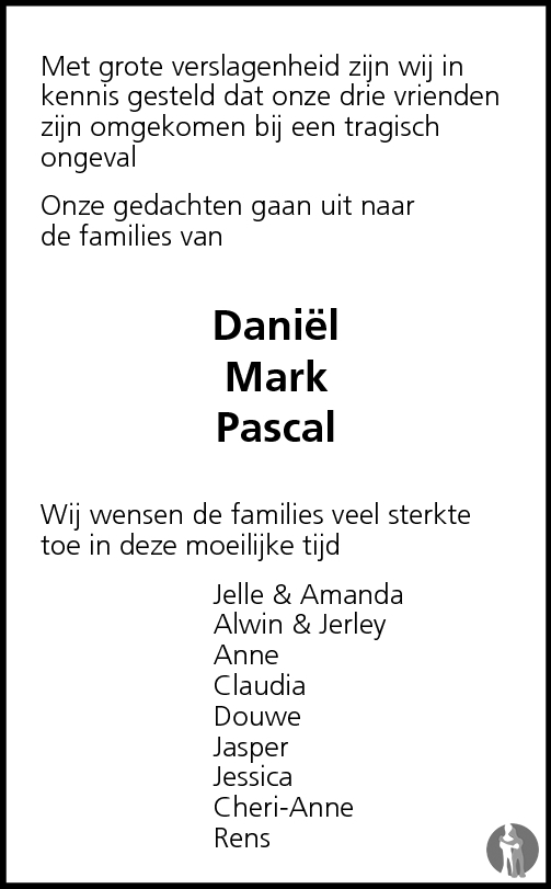 Daniël Christian Feenstra 12-06-2010 overlijdensbericht en condoleances ...