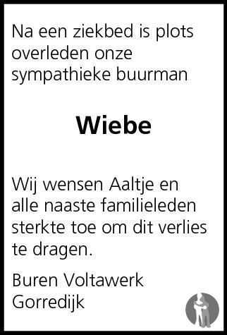 Wiebe Veenstra 24-04-2013 overlijdensbericht en condoleances ...