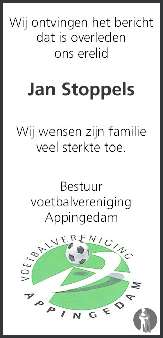 Jan Stoppels 14-08-2015 overlijdensbericht en condoleances - Mensenlinq.nl Jan Stoppels 14-08-2015 overlijdensbericht en condoleances - Mensenlinq.nl