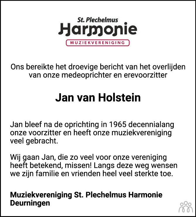 Jan (Johannes Arnoldus Cornelis) van Holstein 19-05-2023 ...