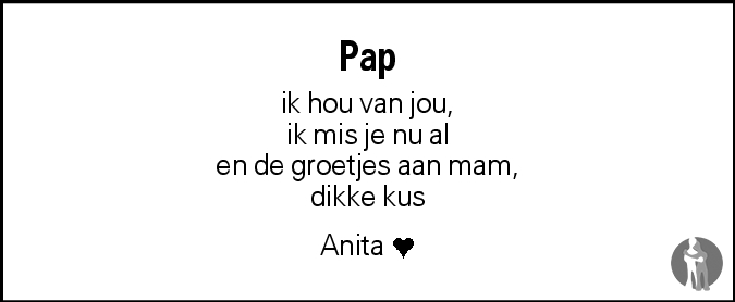 Marinus Jacob Bernardus (Marinus) Stam 26-09-2008 overlijdensbericht en ...