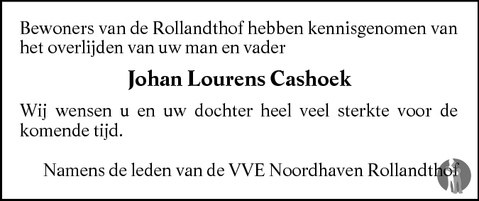 Johan Lourens Cashoek 17-03-2010 overlijdensbericht en condoleances ...