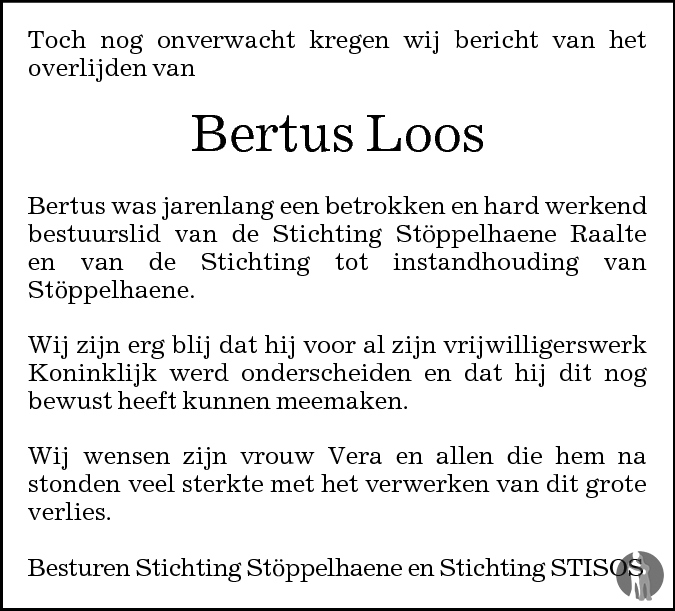 Lambertus Antonius Theodorus (Bertus) Loos 14-06-2010 ...