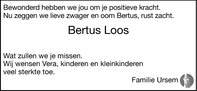 Lambertus Antonius Theodorus (Bertus) Loos 14-06-2010 ...