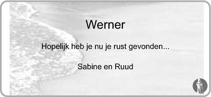 Joseph Werner van den Berg 19-04-2011 overlijdensbericht en ...