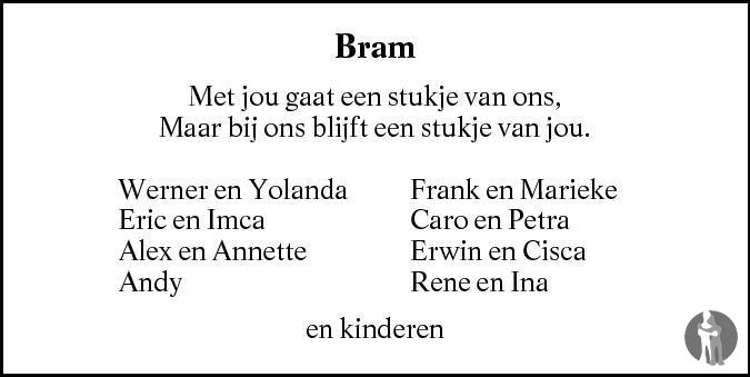 Abraham Jan de Pooter 19-08-2013 overlijdensbericht en condoleances ...