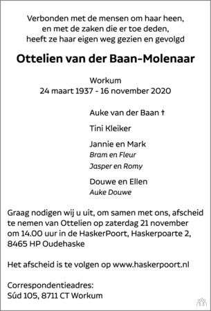 Gelderlander Krant Overlijdensberichten | overledene