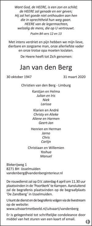 Gelderlander Krant Overlijdensberichten | overledene